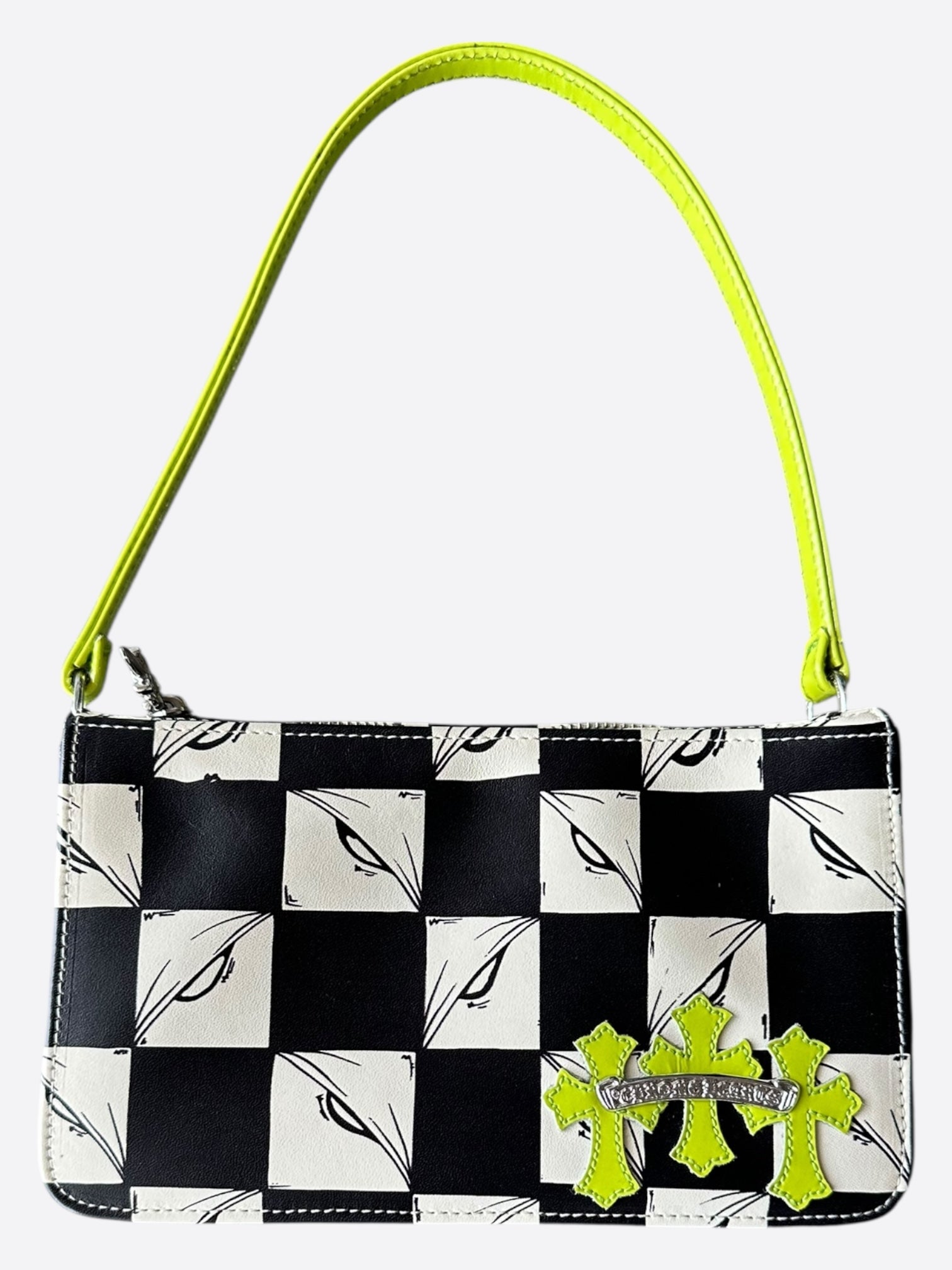 Chrome Hearts Matty Boy 99Eyes Cemetery Cross Patch Bag – Savonches
