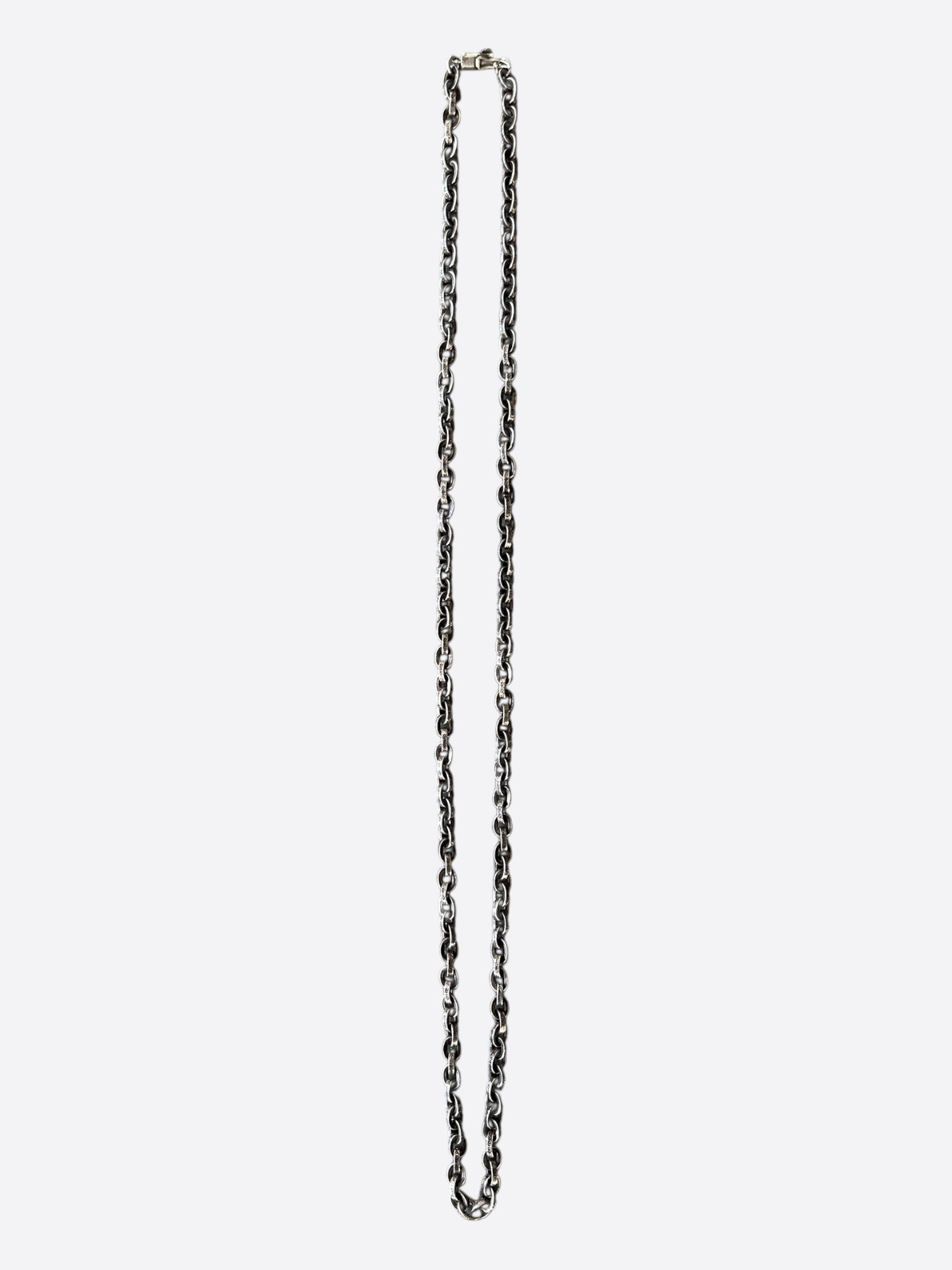 Chrome Hearts Silver Paperchain Necklace – Savonches