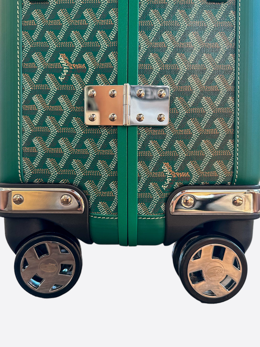 Goyard Green Bourget PM Trolley Case – Savonches