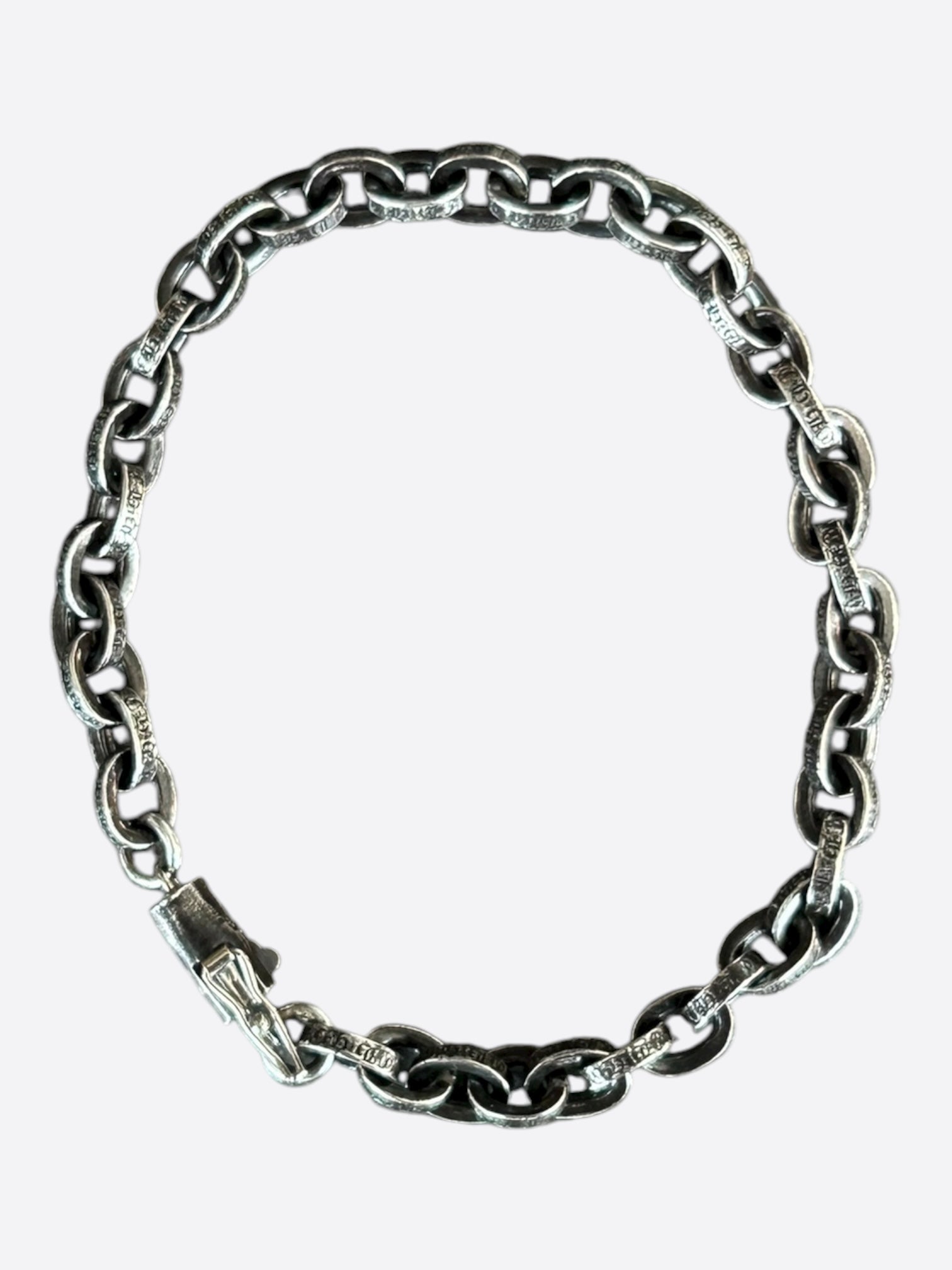 Chrome Hearts Silver Paperchain Bracelet – Savonches