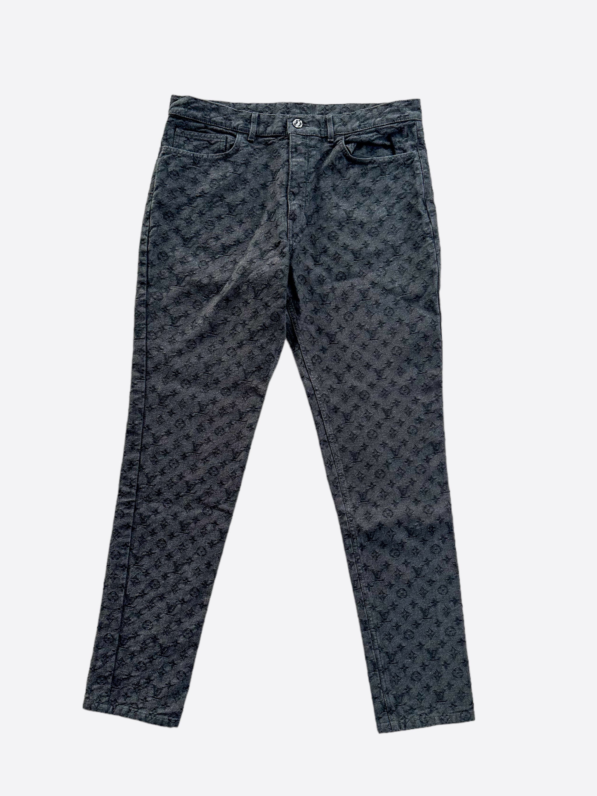 Louis Vuitton NBA Grey Monogram Jeans – Savonches