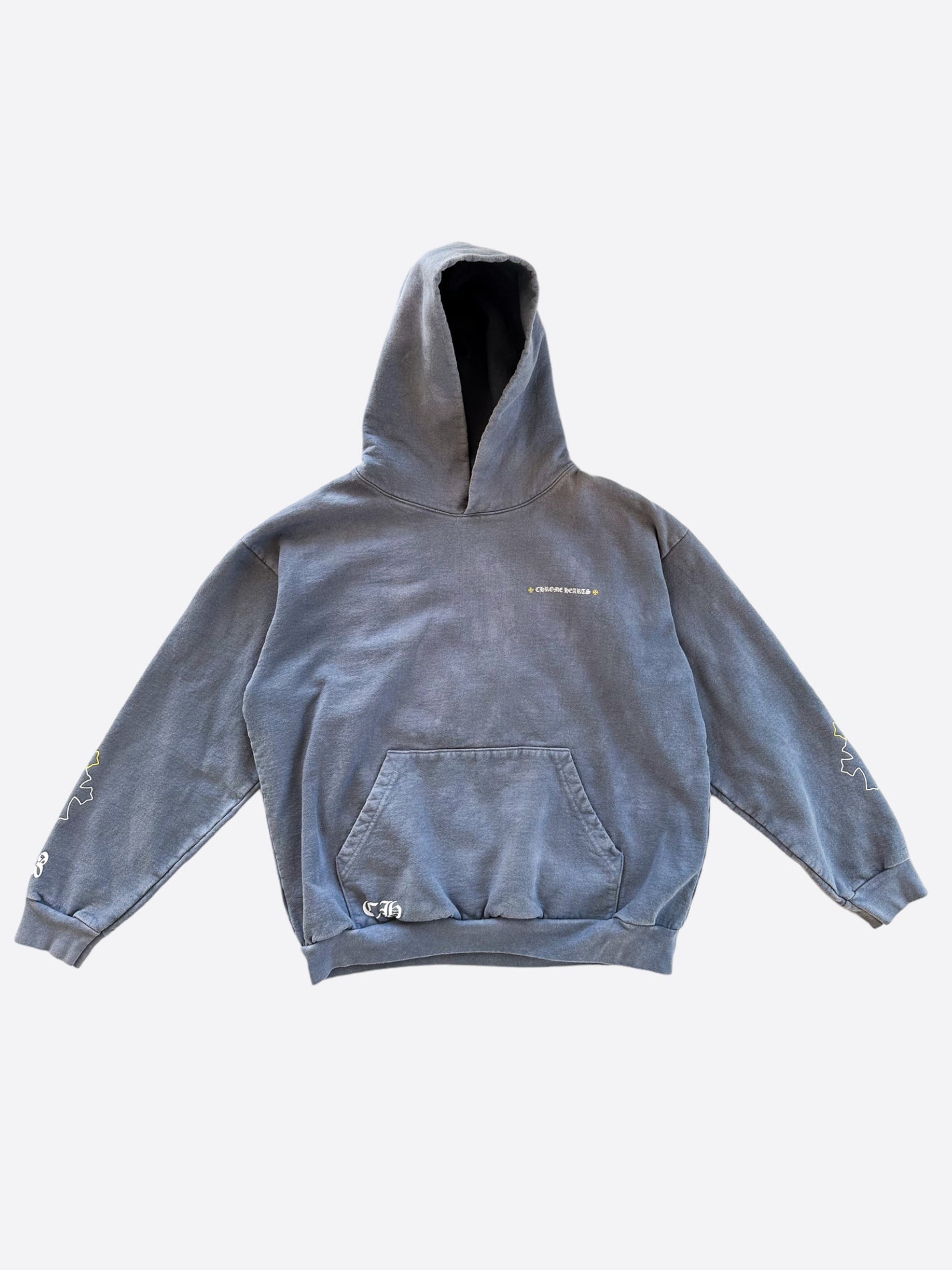 Chrome Hearts Drake Certified Chrome Blue Cross Hoodie – Savonches