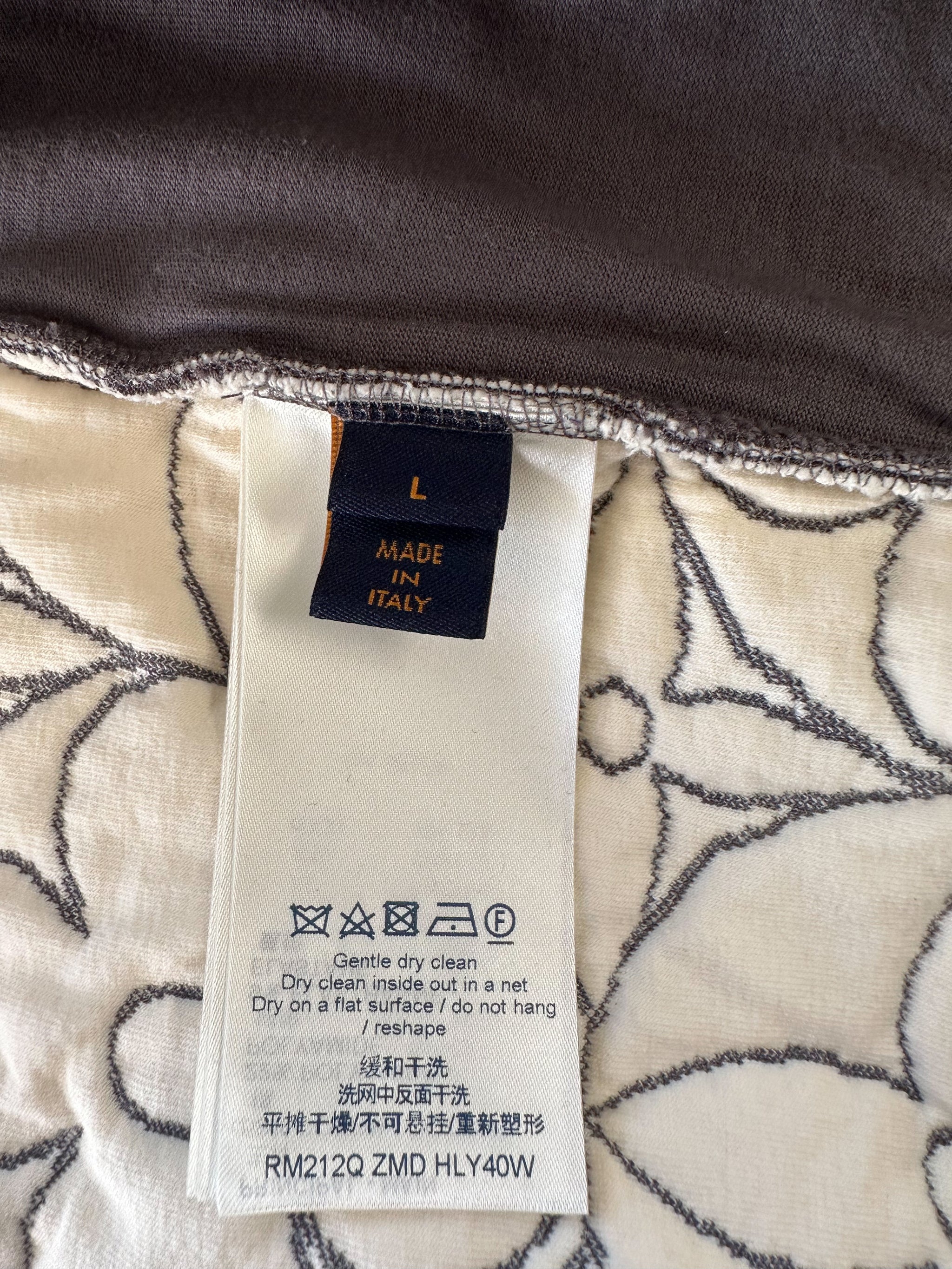 Louis Vuitton Grey & White Flower Monogram Jacket – Savonches