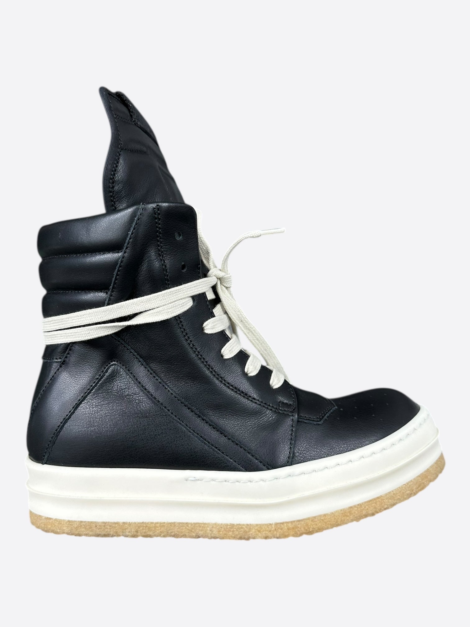 Rick Owens Black Mega Bumper Women's Geobaskets – Savonches