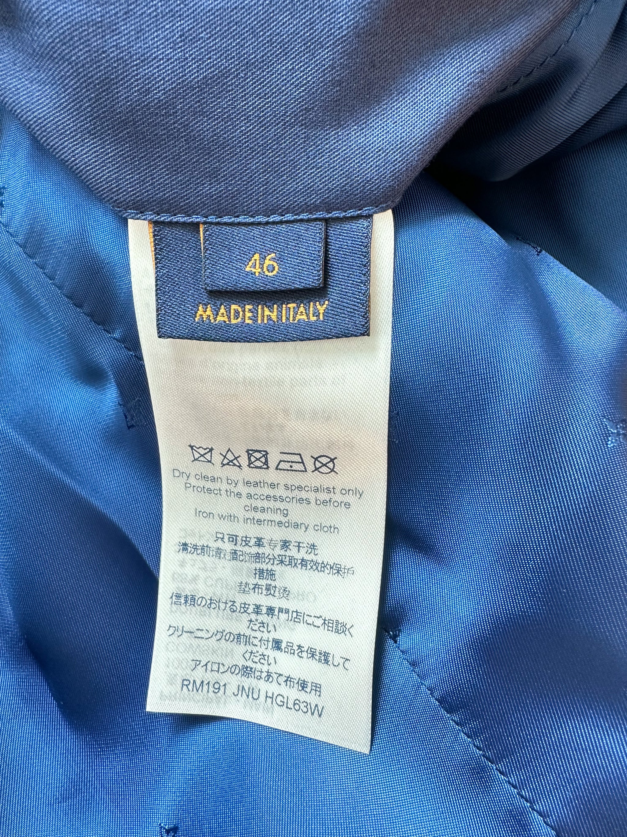 Louis Vuitton Blue Wizard Of Oz Varsity Jacket – Savonches